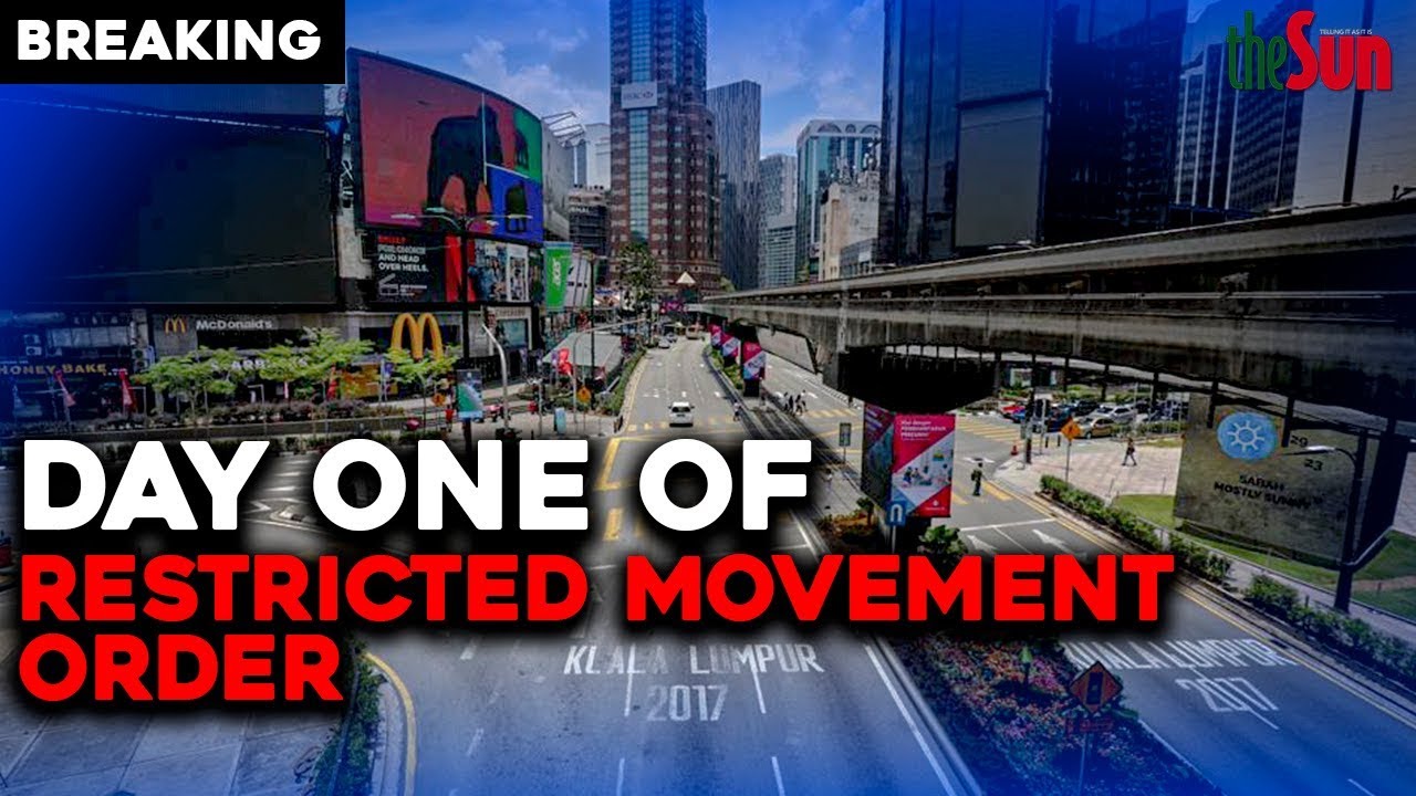 Day one of Restricted Movement Order - YouTube