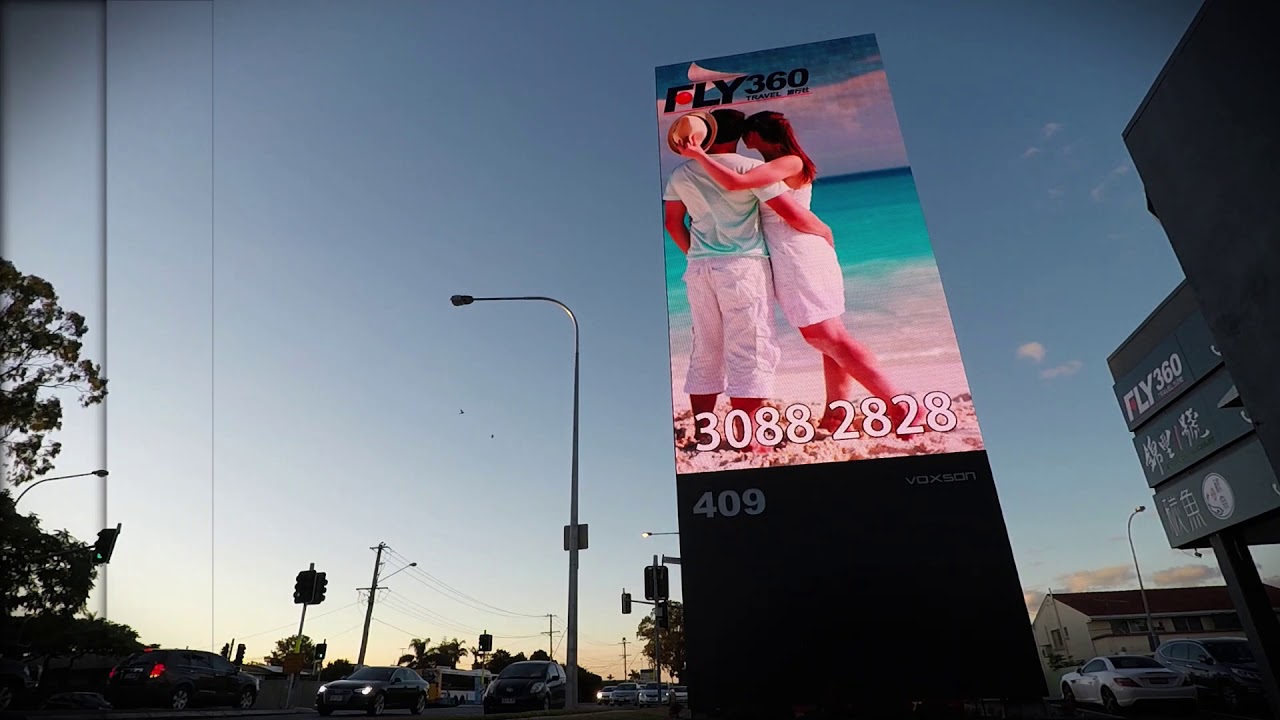 Outdoor LED Signs from Voxson - Sunnybank LED Billboard Sign - YouTube