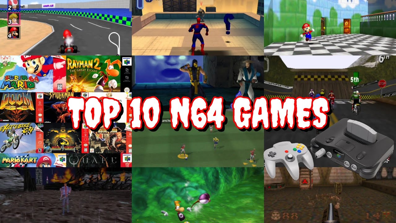 Top 10 Best Games Nintendo 64 of All Time | NOSTALGIA 🥺 - YouTube