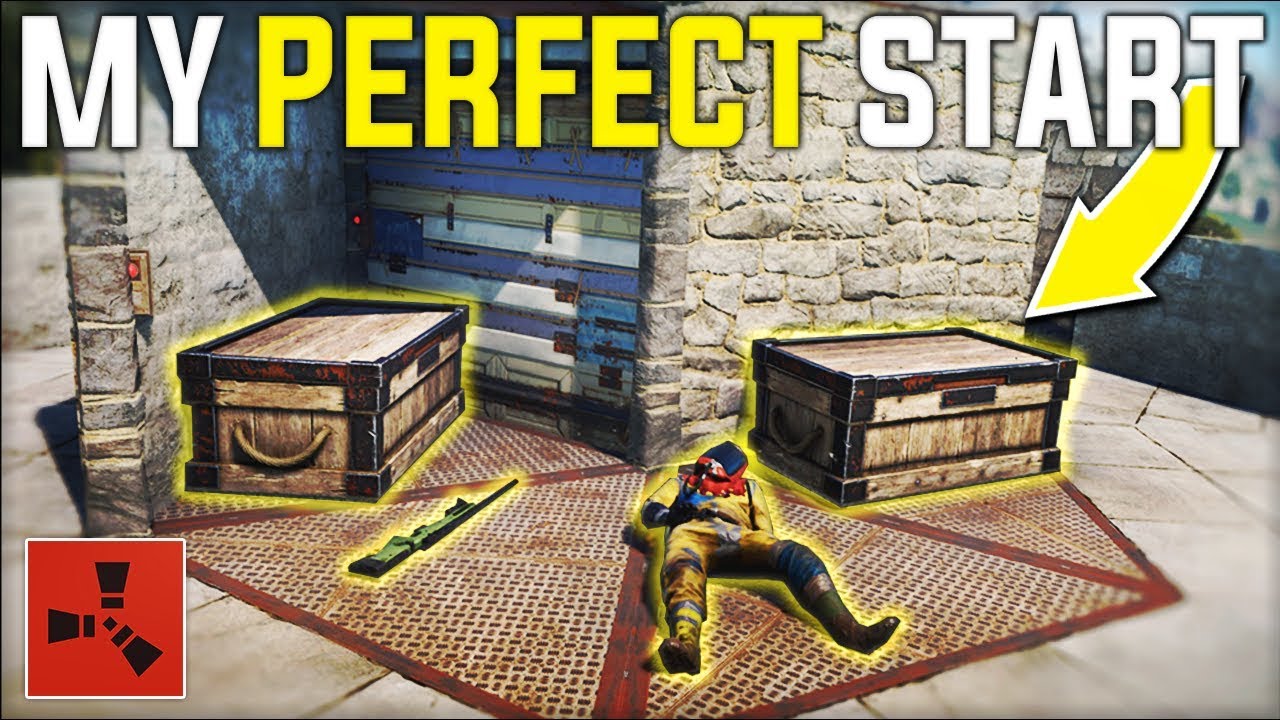 My BEST RUST START EVER To A NEW FRESH WIPE - Rust Gameplay Ep 1 - YouTube