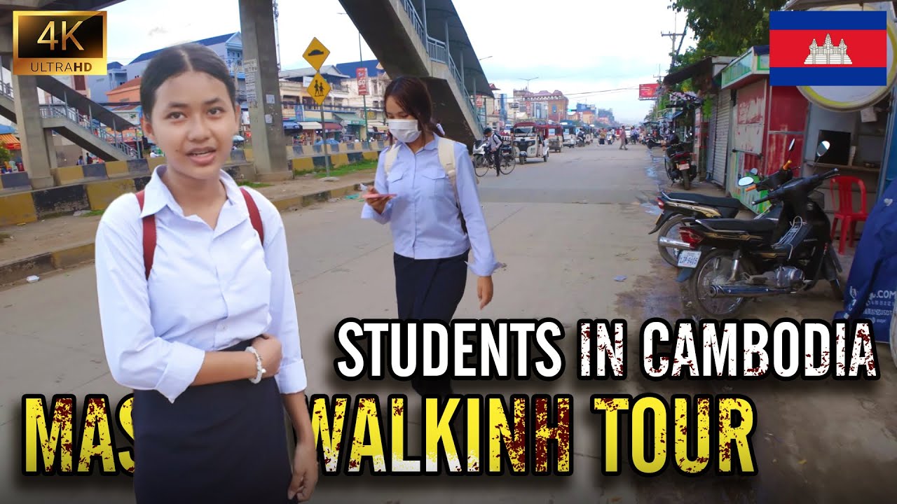 Life Style of Cambodian People 4K Walk Tour | Cambodia Travel #travel ...