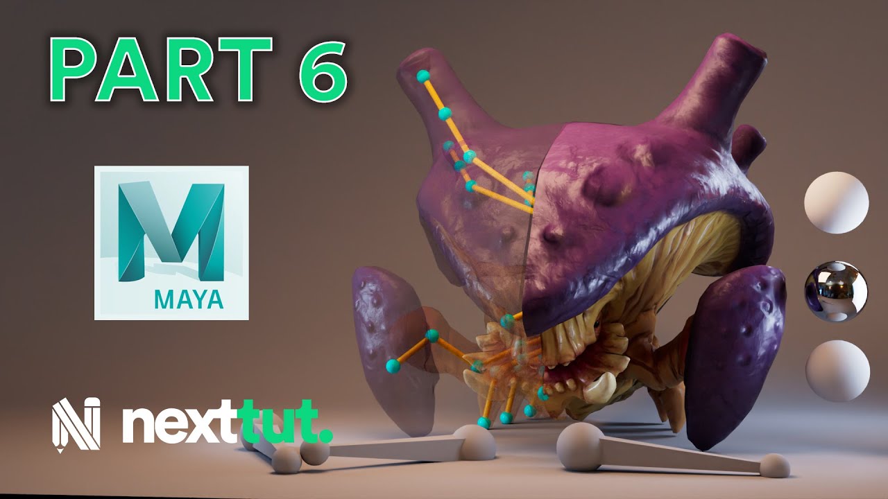 Create a Game Ready 3D Enemy Minion! | Part 6 Maya Rigging - YouTube