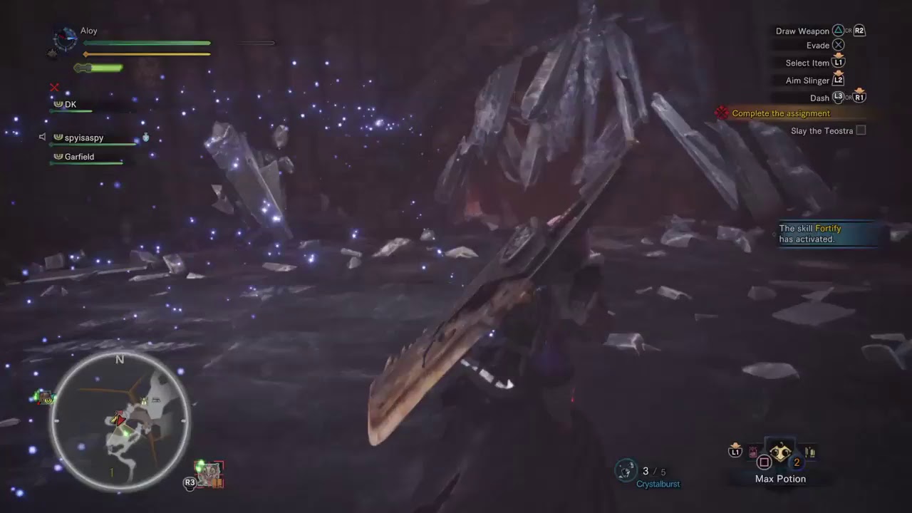 MH world gameplay Elder Dragon Boss Fight - YouTube