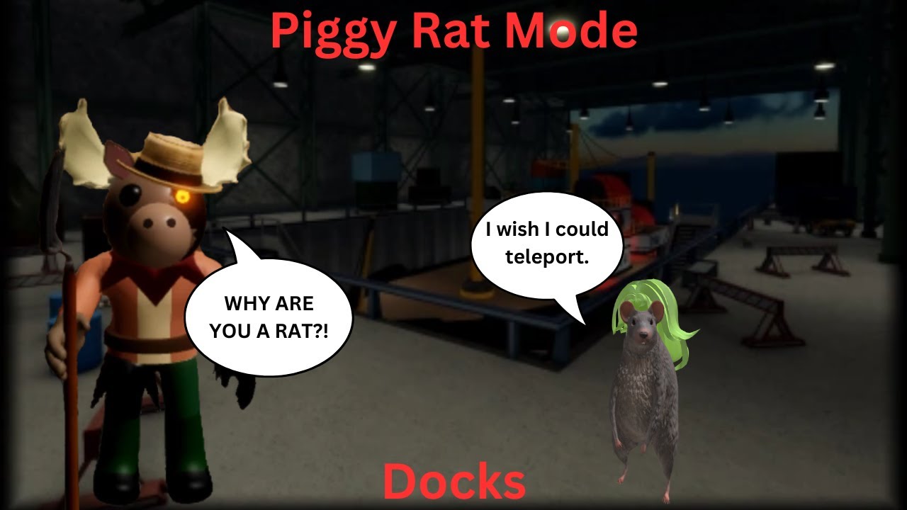 Piggy Docks Rat Mode Run - YouTube
