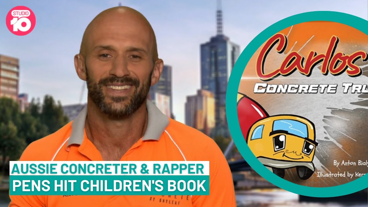 Aussie Concreter & Rapper Pens Hit Children's Book | Studio 10 - YouTube