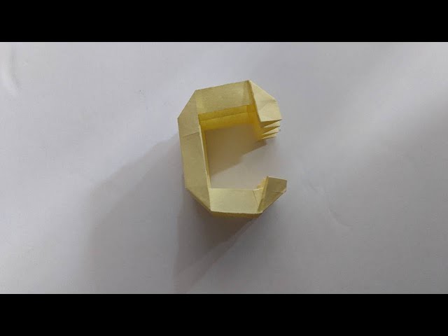 Origami Letter E Origami Paper 70gsm