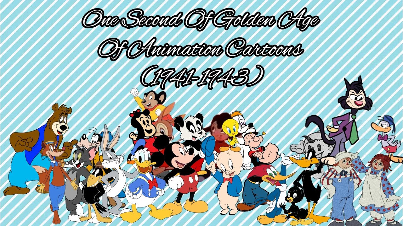 One Second Of Golden Age Of Animation Cartoons (1941-1943) - YouTube
