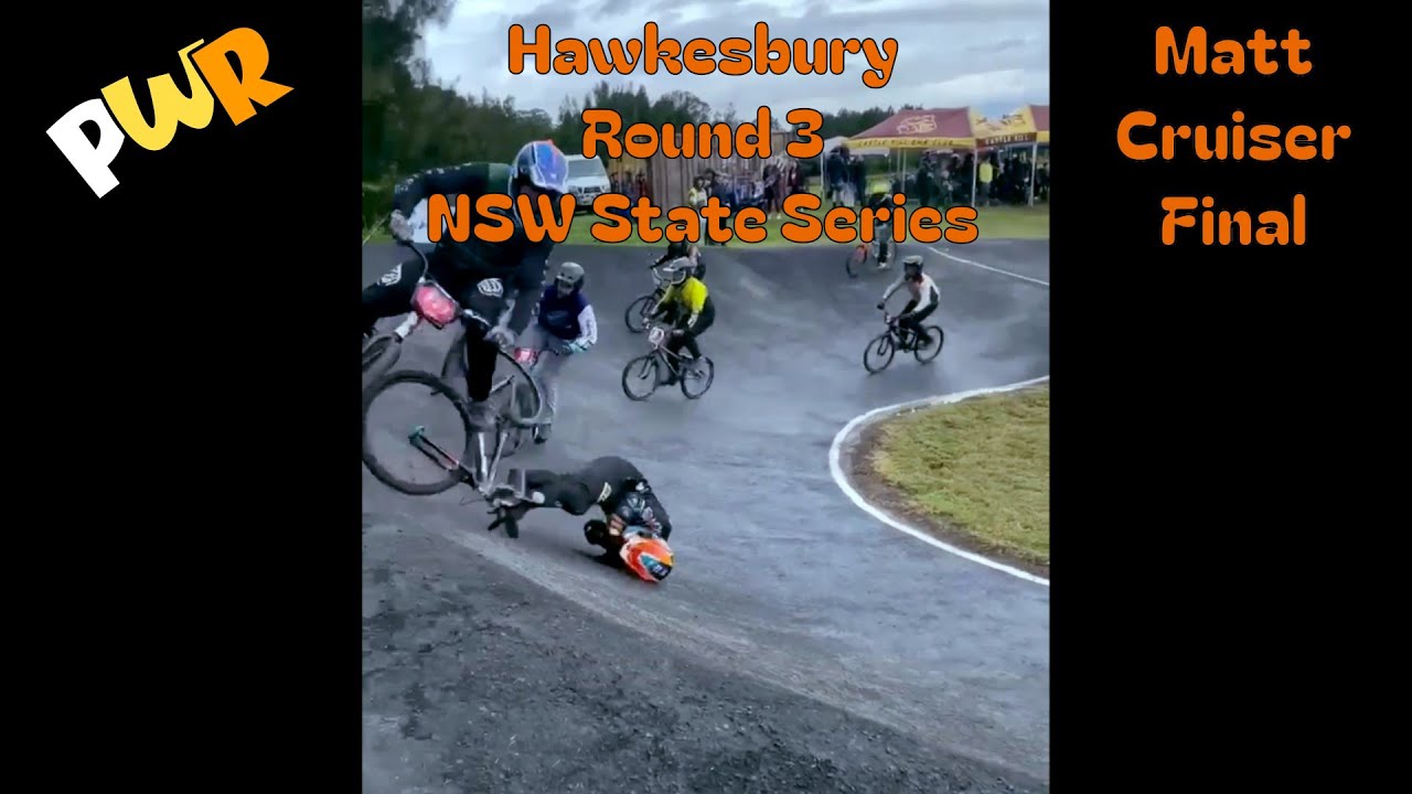 BMX Race Weekend in the wet and another crash - Hawkesbury Rd 3 NSW ...