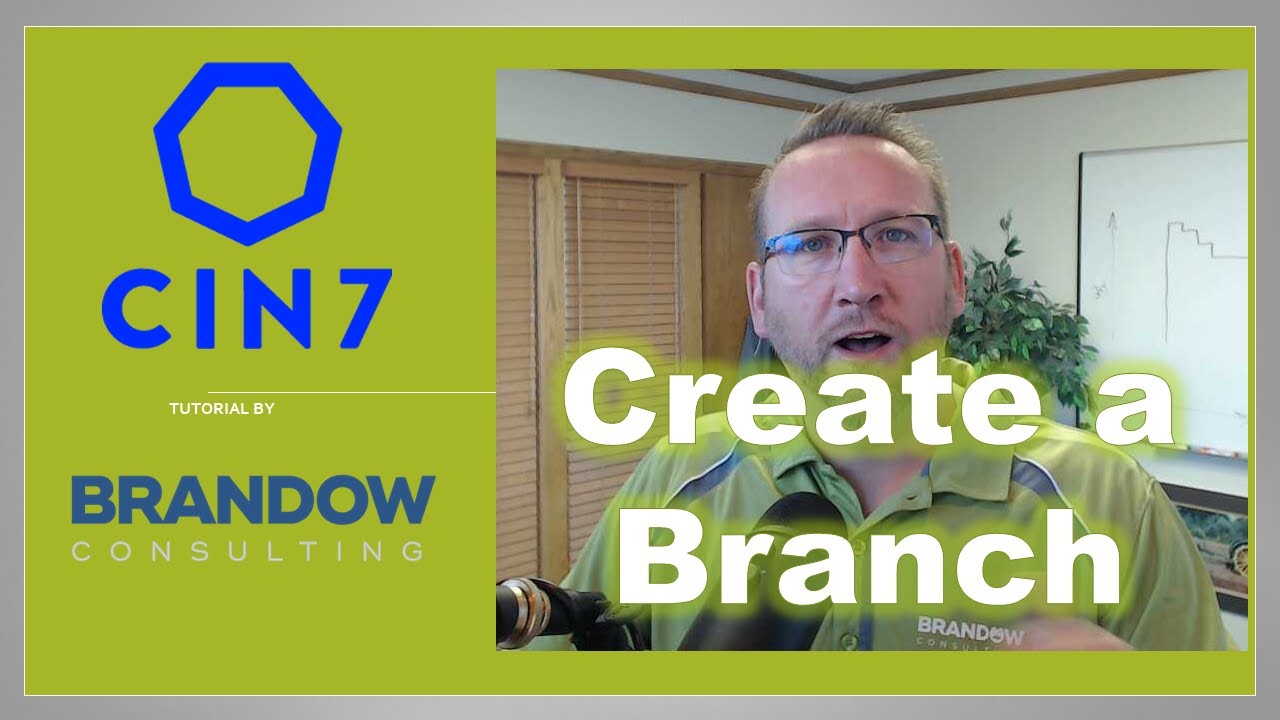 Create a new Branch - A Cin7 Tutorial - YouTube