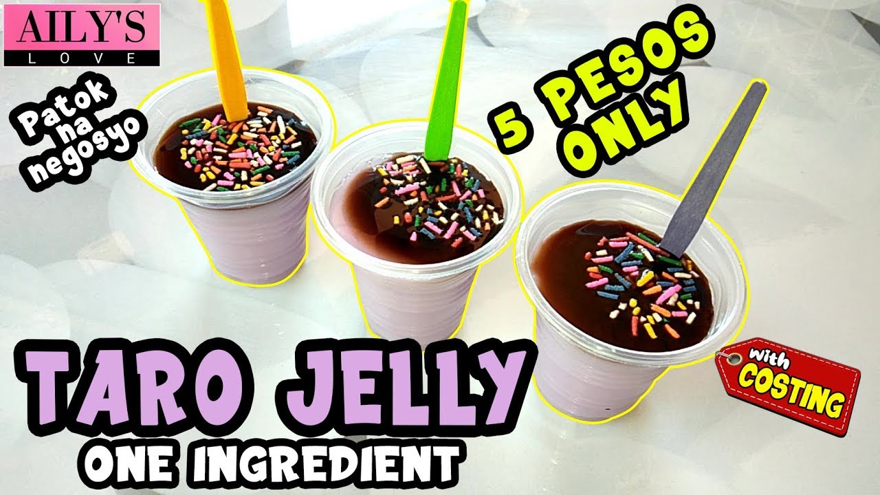 TARO JELLY / TARO PUDDING / TARO FLAN / JELLY FLAN / SUMMER NEGOSYO ...