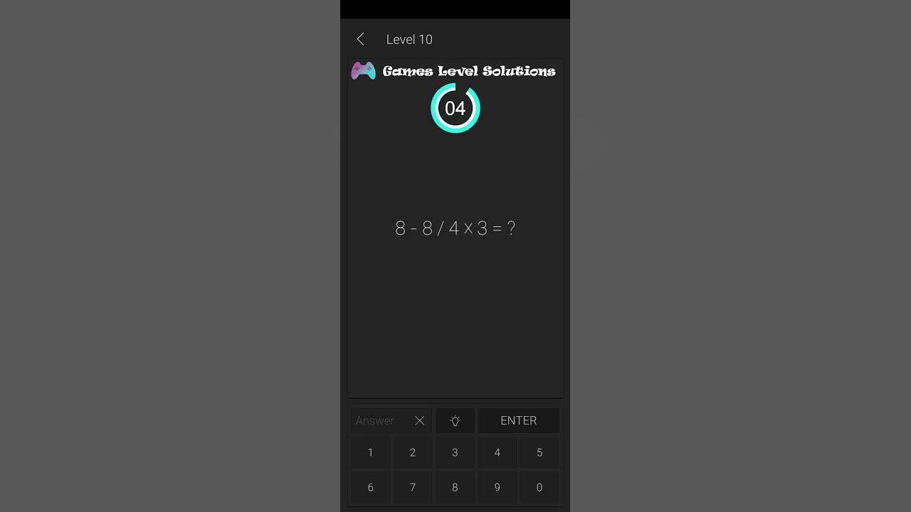 Math Riddles Level 10 shorts mathriddles games level solutions math-riddles-level-10-shorts-mathriddles-games-level-solutions