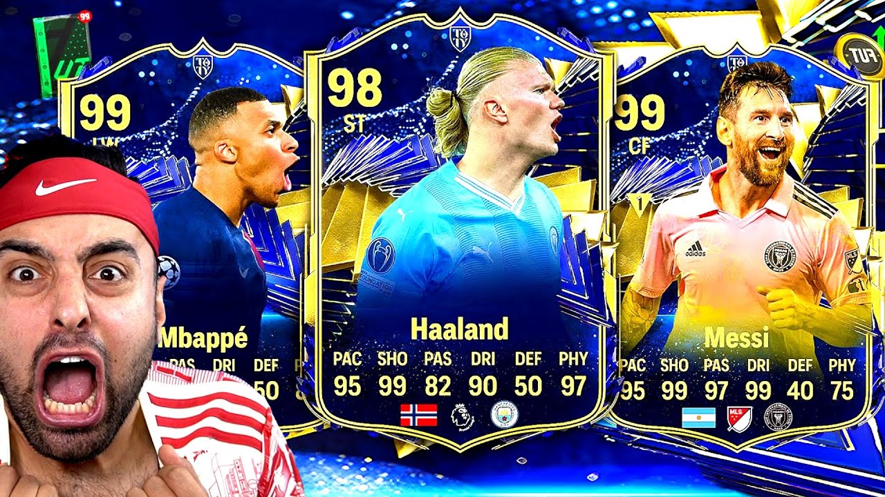 TOTY 97 MBAPPE VE 97 HAALAND ÇIKTI 😱 PAKET AÇILIMI EAFC 24 ! - YouTube