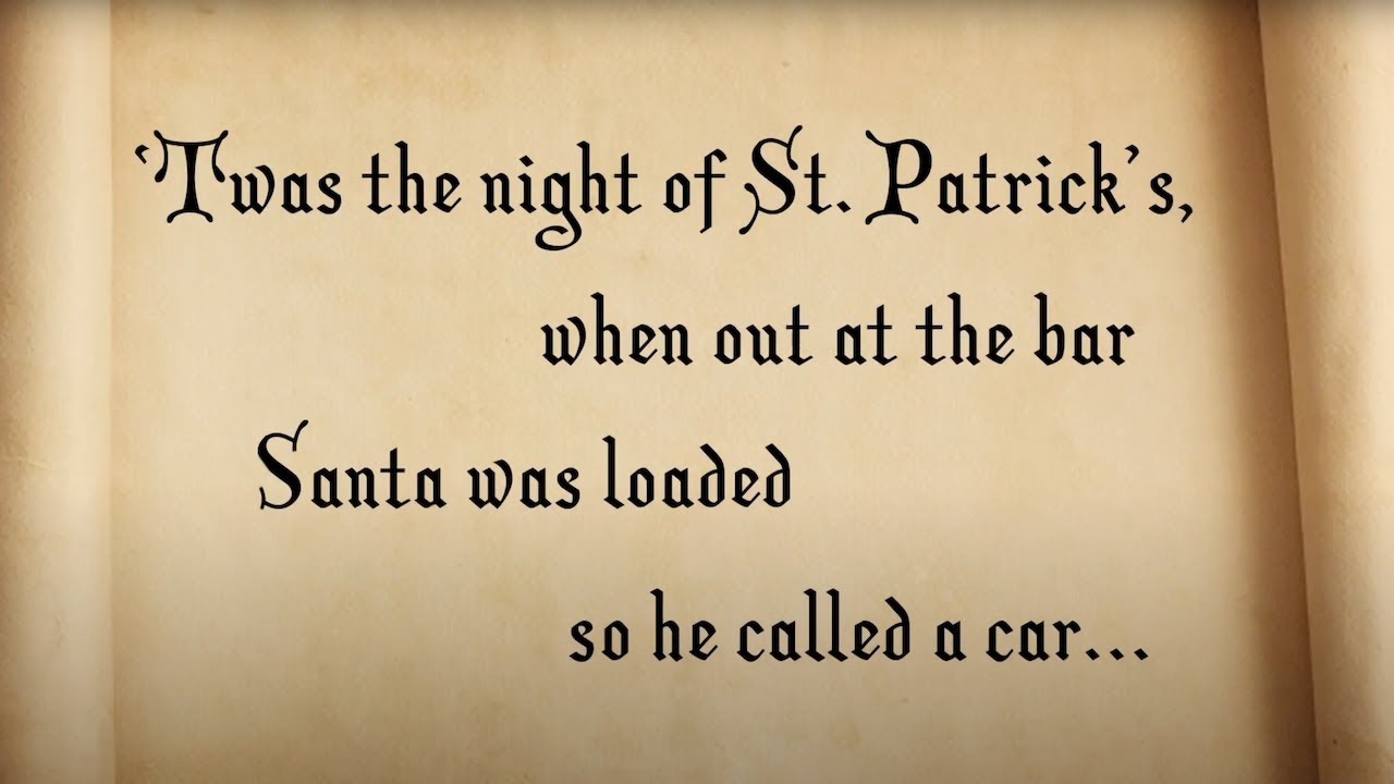 St. Patrick's Day Santa (2016) - YouTube