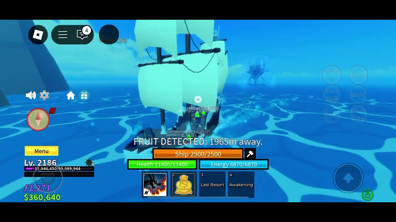 Killing Levi Blox fruits - YouTube