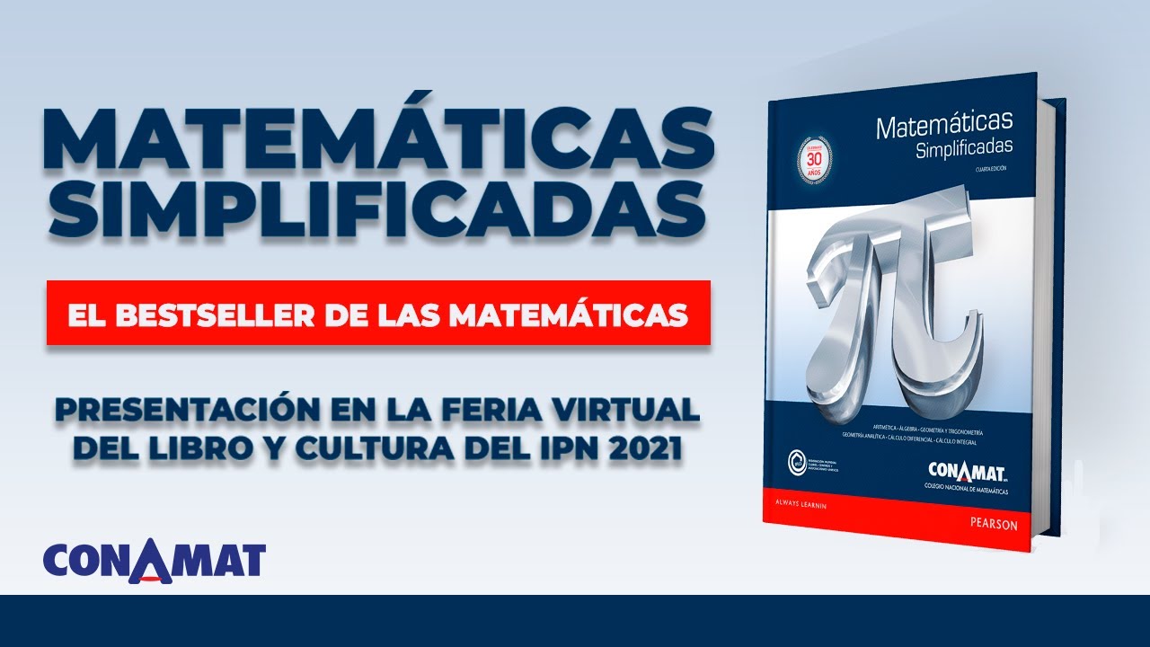 Matemáticas Simplificadas CONAMAT, el Bestseller de las Matemáticas ...