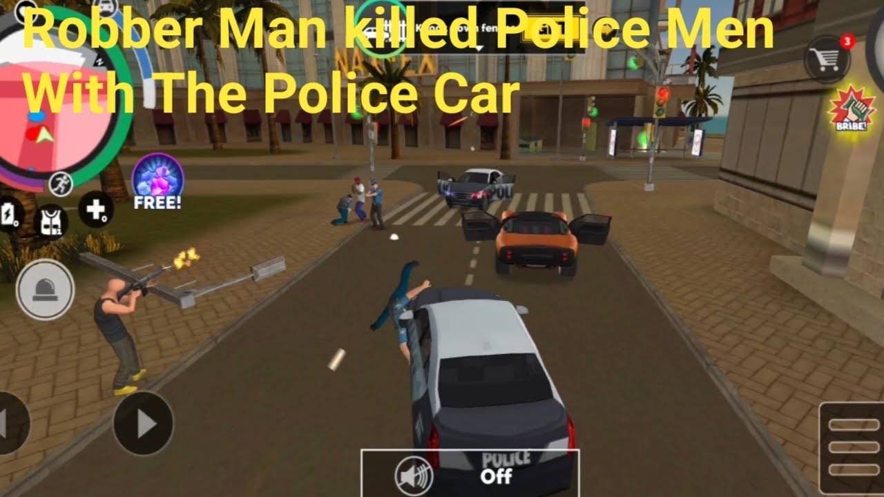 Robber Man Killed Police Men With The Police Car.Best Adventure ...