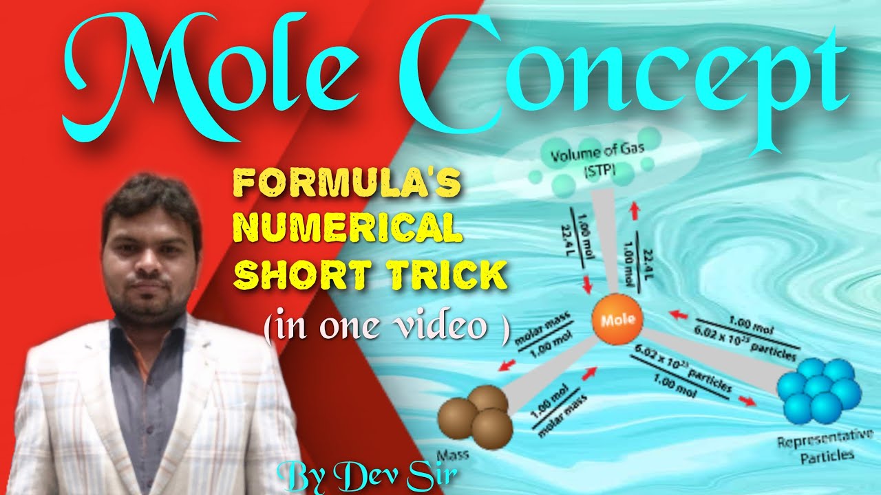 Mole Concept |Revise all mole Formula's with Q&A in one video |11th ...