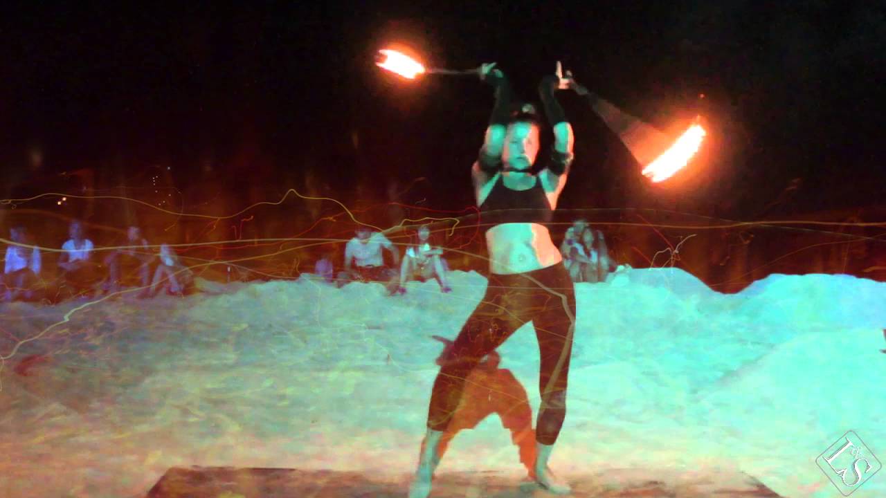 Thailand, Patong fireshow - YouTube
