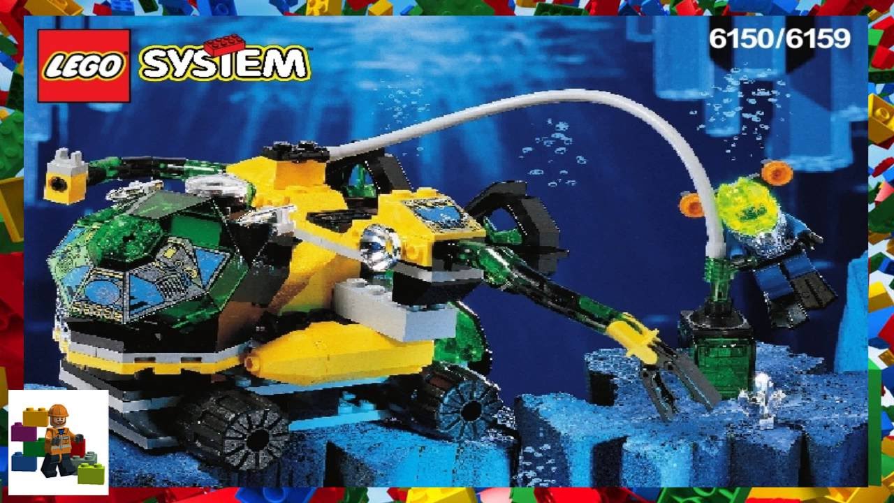 LEGO instructions - Aquazone - 6150 (6159) - Hydronaut Aquarobot - YouTube