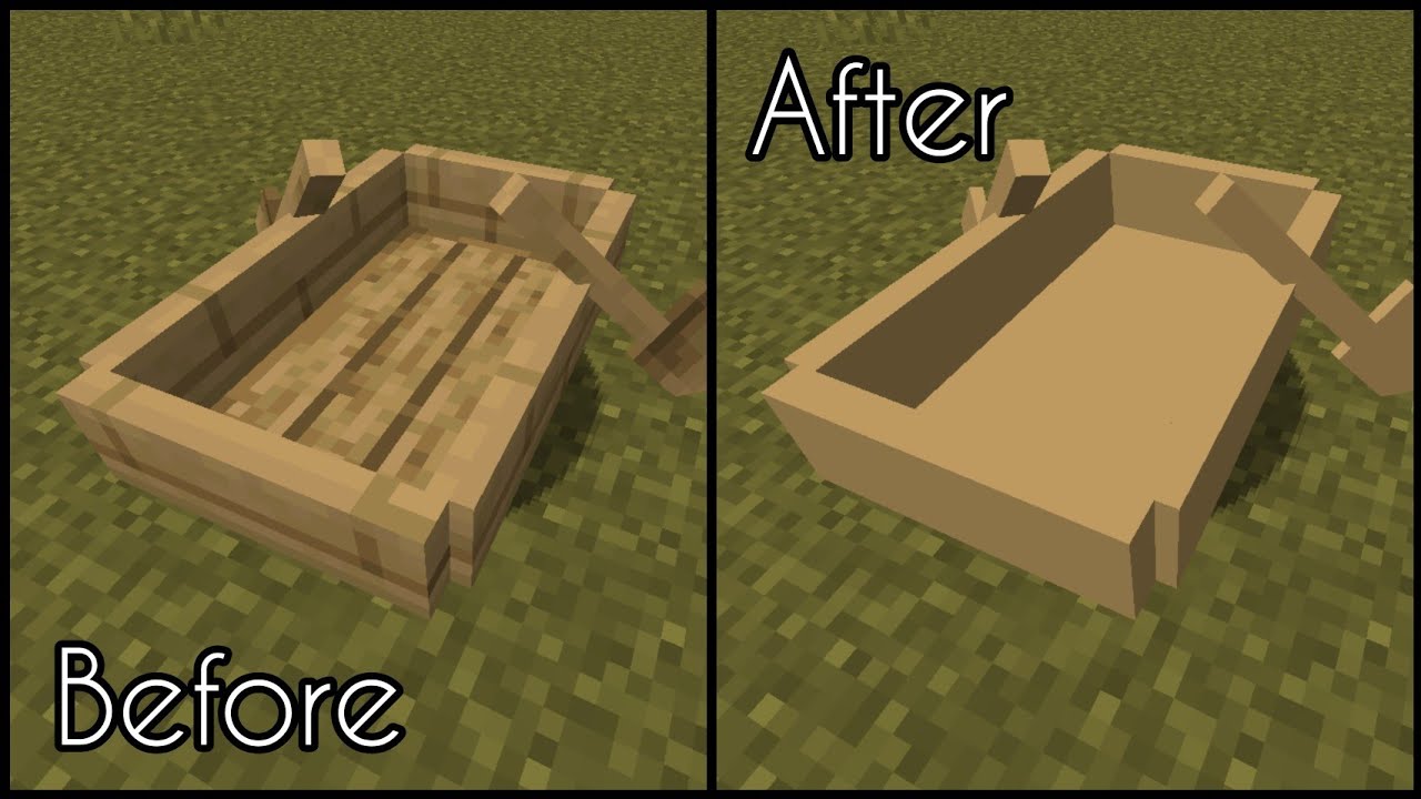 How to Smooth Boat Texture Pack in Minecraft Java Edition - YouTube