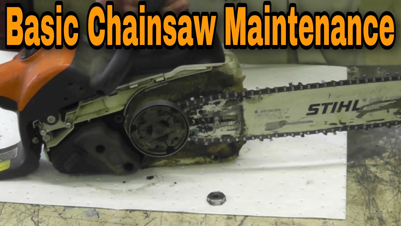 BASIC CHAINSAW MAINTENANCE: A Complete Guide - YouTube