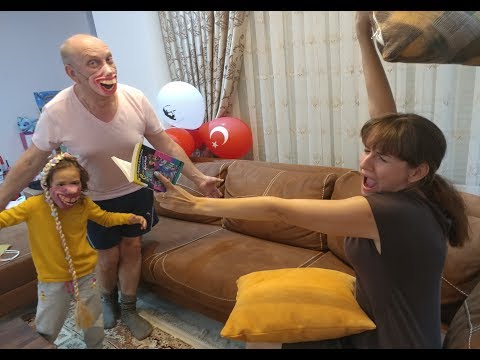 Dede  ile elif leraya şaka yapıyor, Lera korktu mu ? eğlenceli şaka videosu