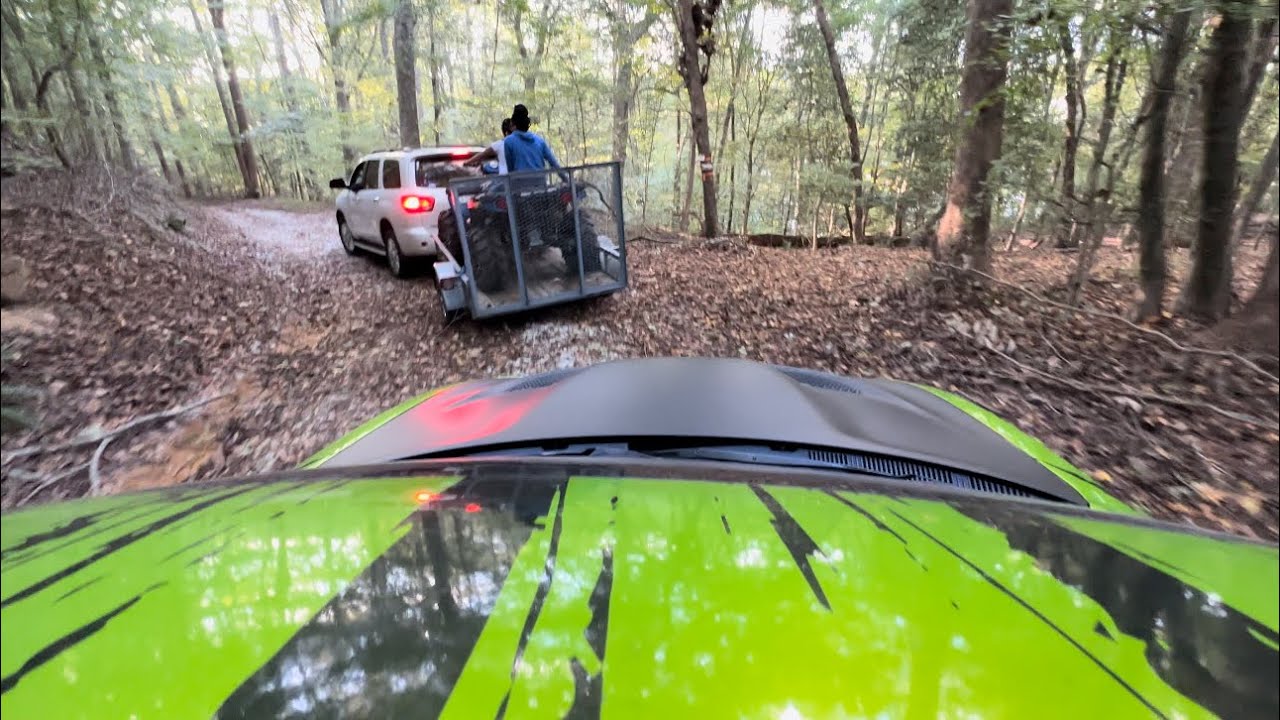 I TOOK MY 900HP HELLCAT (OFF-ROAD) 😳 ALMOST GOT STUCK IN MUD 🤦🏽‍♂️ ...