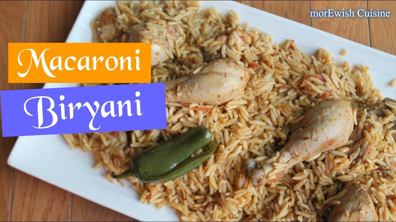 Pasta Biryani 🥘 | Macaroni Biryani 🍝 recipe by morEwish 🍽️ - YouTube