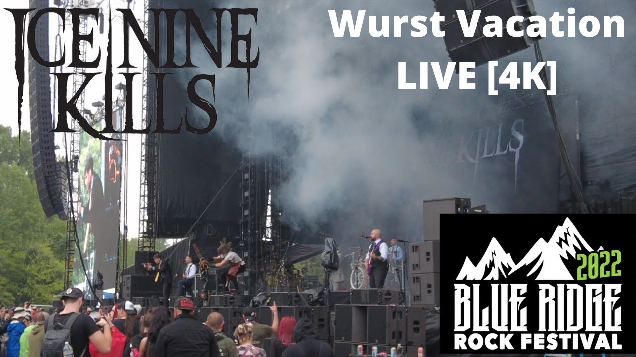 Ice Nine Kills - Wurst Vacation [4K] - 09/10/22 @ Blue Ridge Rock ...