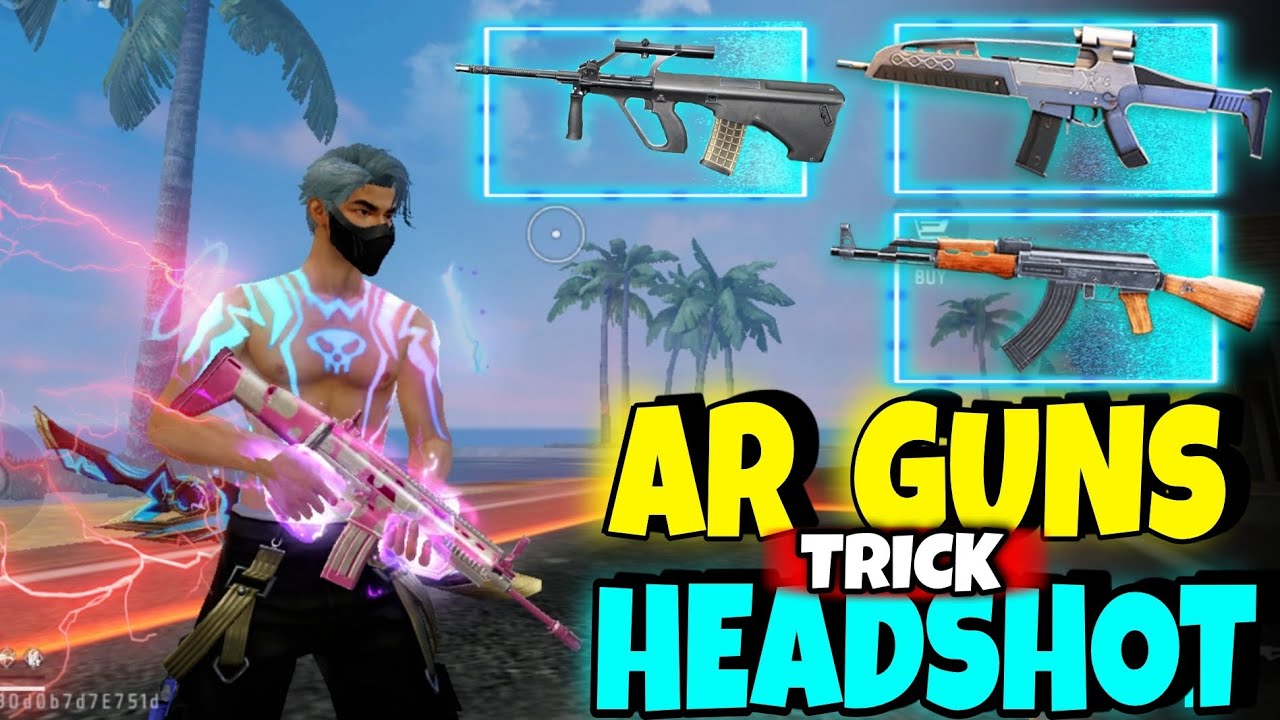 AR Guns Headshot Trick 😱| AR Ammo Gun Headshot Trick | Free Fire Auto ...