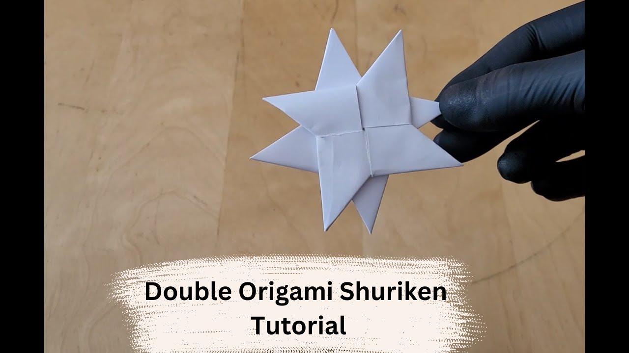 How To Fold An Impressive Paper Ninja Star With Double Origami Shuriken ...