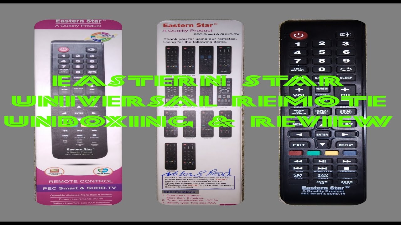EASTERN STAR SONY REMOTE CONTROL, SAMSUNG REMOTE CONTROL LCD / LED TV ...