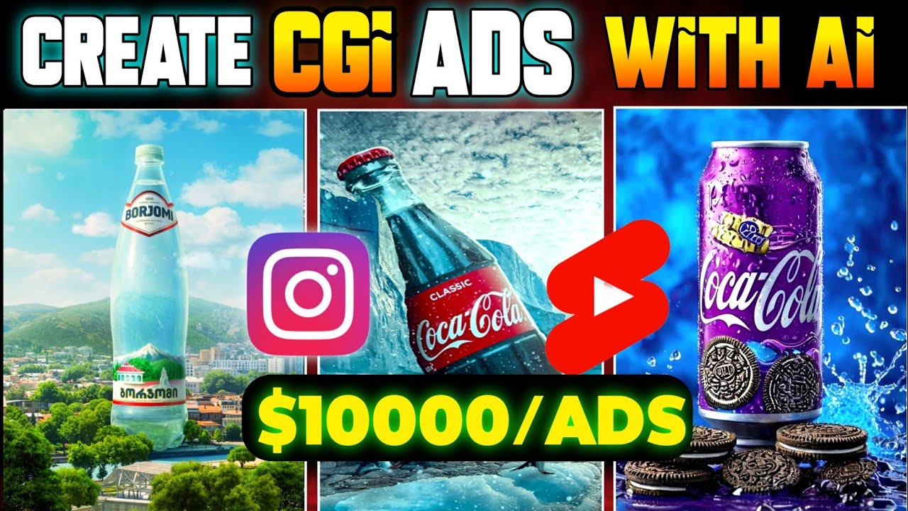How To Create CGi Ads With Ai | CGi Ads Tutorial | Blender Tutorial ...