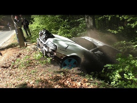 Audi Quattro Crash - Awesome Rally Fans - YouTube