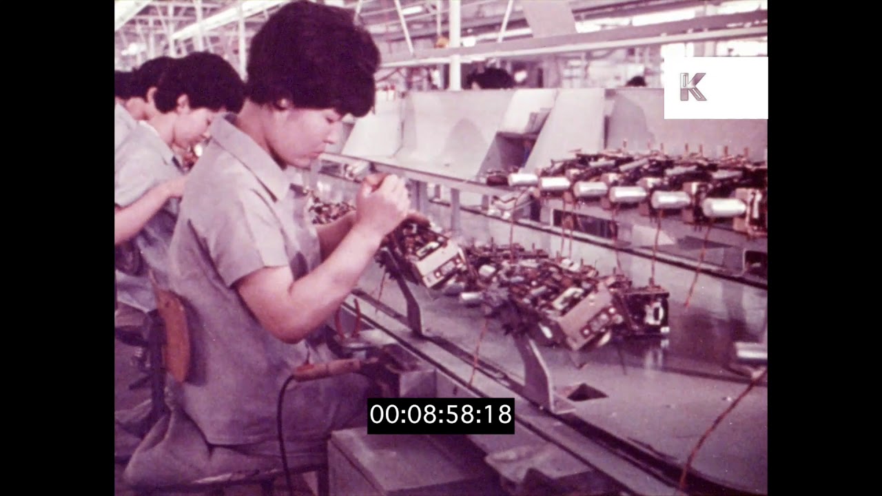 Factory Workers in 1960s Tokyo, Japan in HD - YouTube