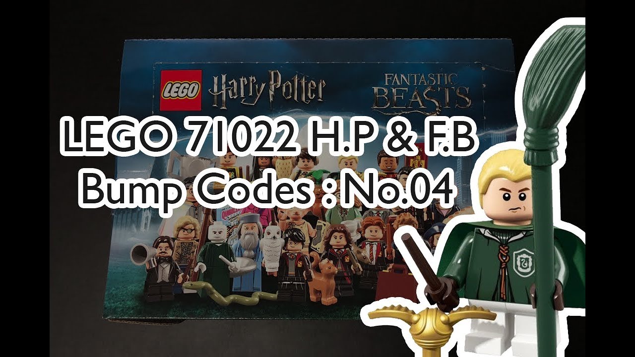 Bump Codes found out! LEGO 71022 No.4 Draco Malfoy - YouTube