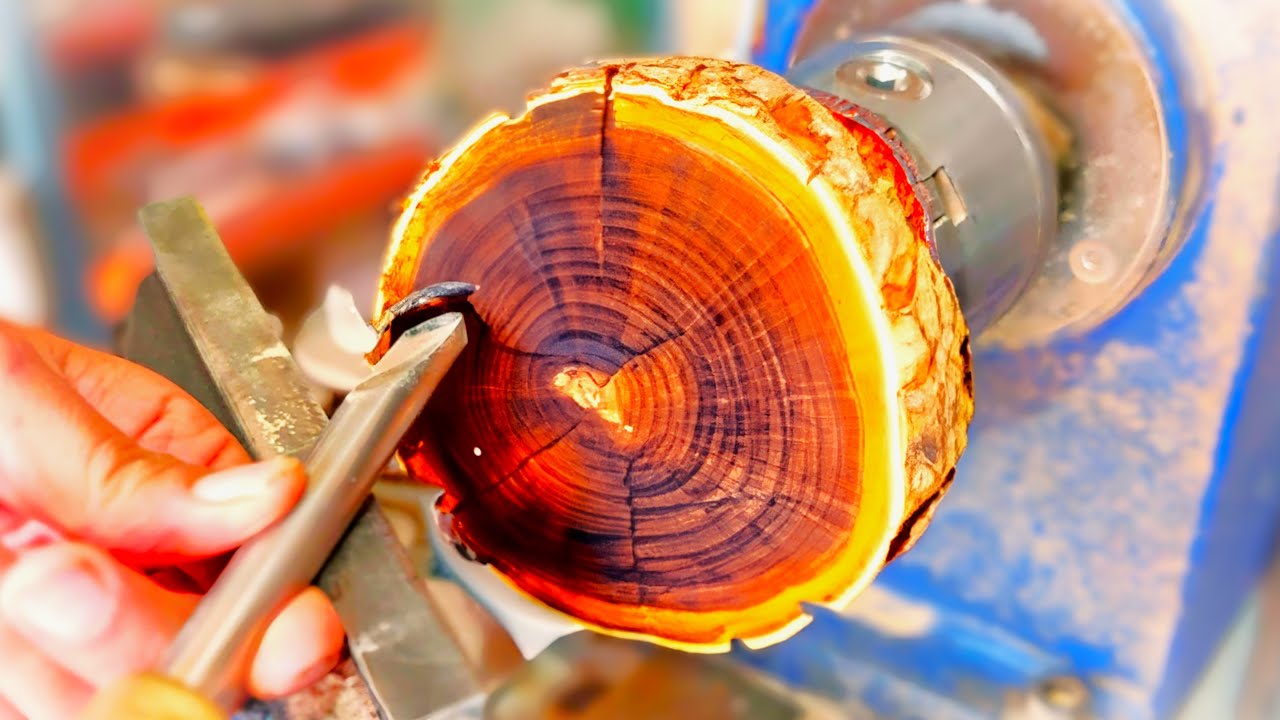 Woodturning - Create the most beautiful wood object - YouTube