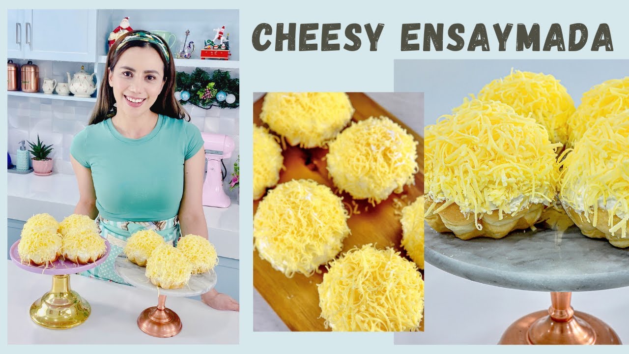 Filipino Cheesy Ensaymada | How To Make Easy Ensaymada | Super Moist ...
