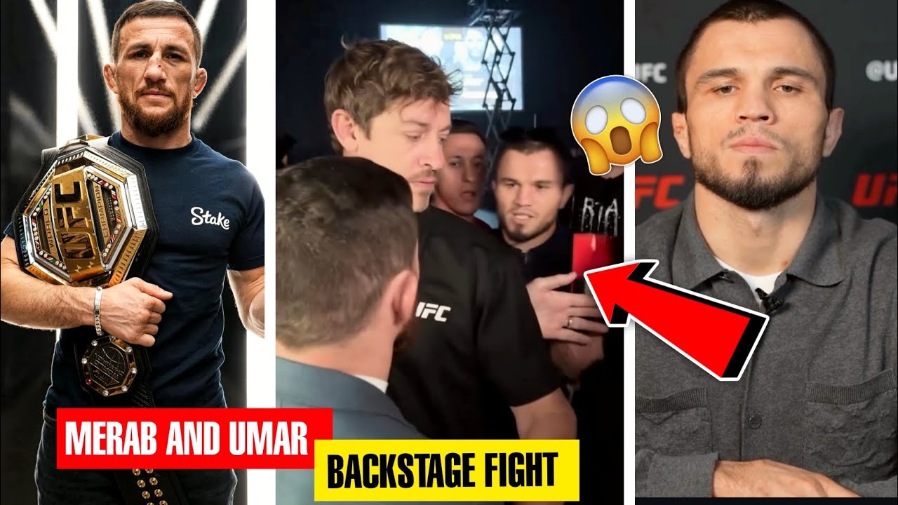 Merab And Umar Backstage Big Fight 🤯🤬 | Merab Dvalishvili | Umar ...