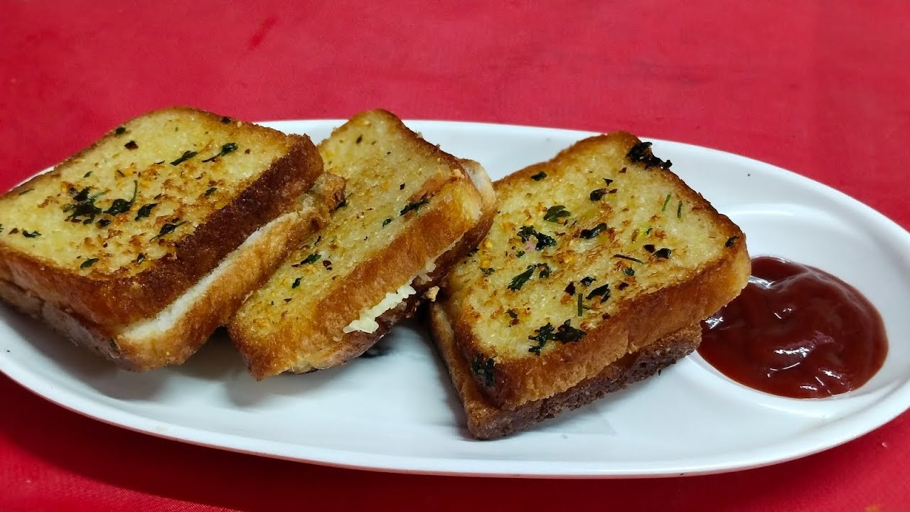Domino's garlic bread ki unique recipe instant garlic bread recipe ...