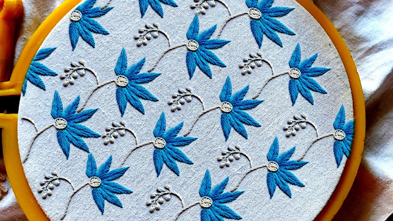 Chikankari Embroidery Tutorial, Basic Stitches, All Over Hand ...