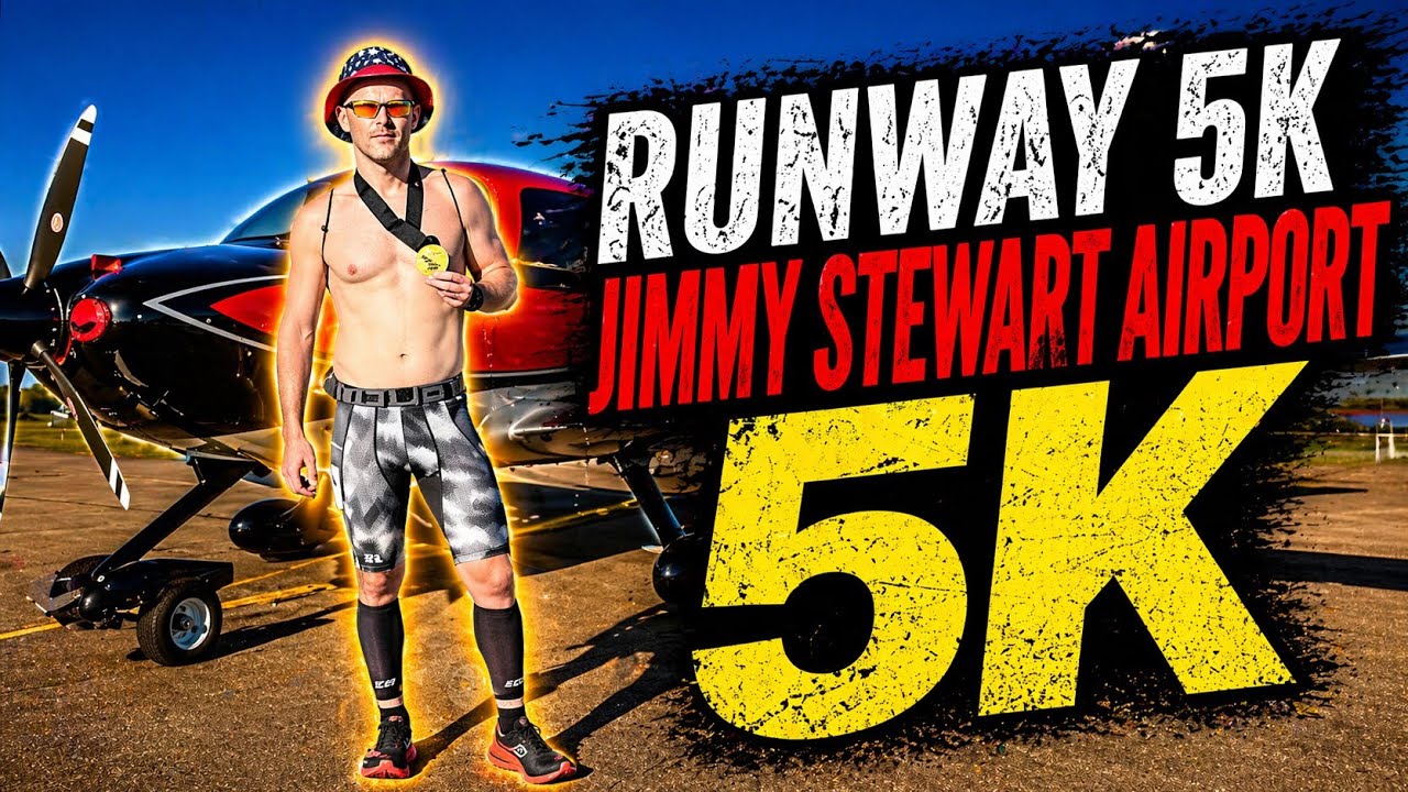 Jimmy Stewart Airport Runway 5k - YouTube
