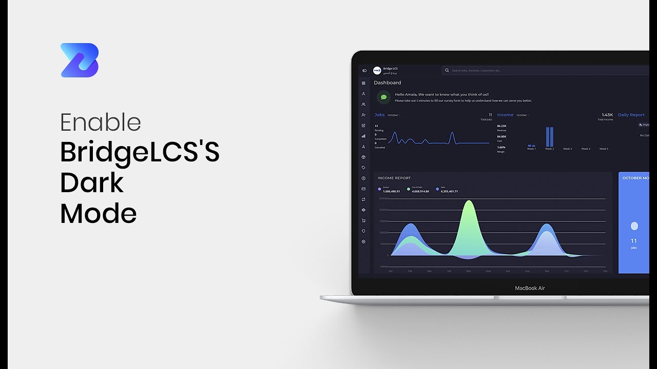 Enable Dark Mode on Bridge LCS(Latest Update) | Logistics Software ...