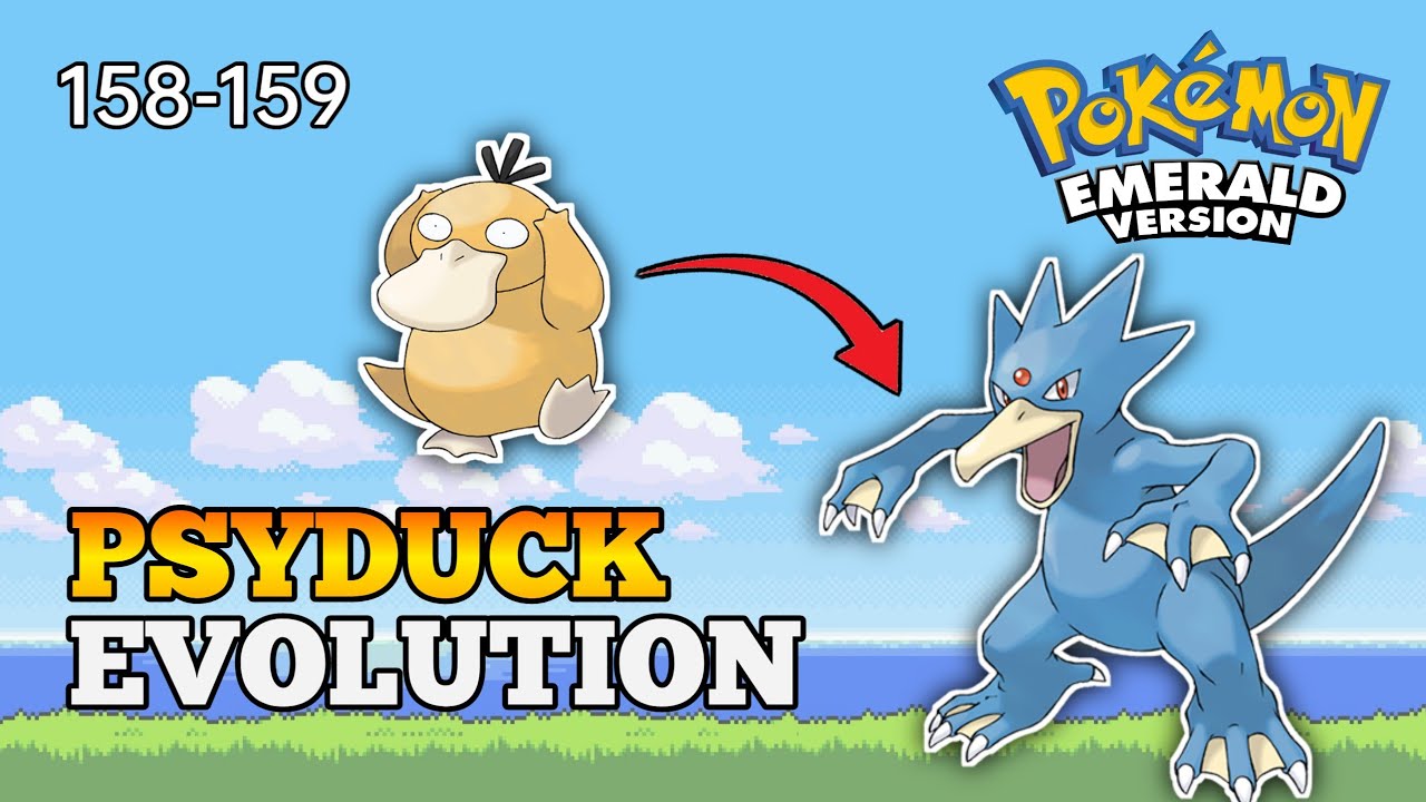 Psyduck Evolution Pokemon Fire Red & Leaf Green How To Evolve