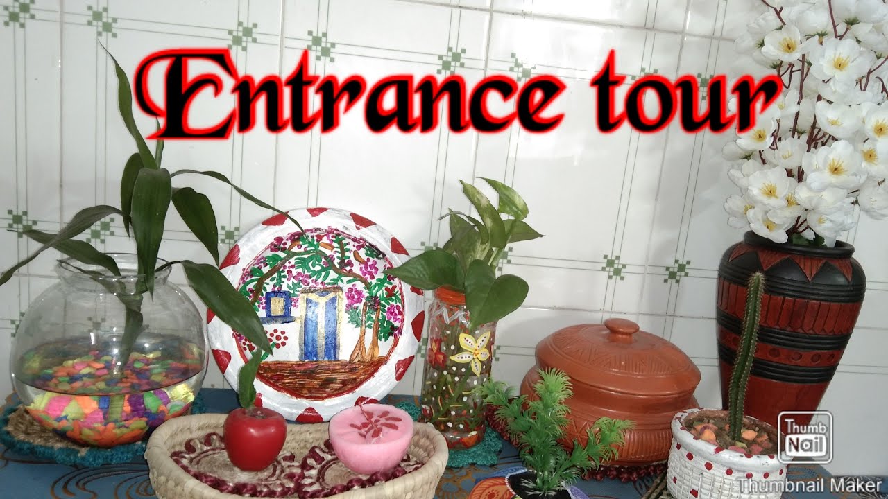 DIY Home Entrance Tour. //Home Entrance Decoration ideas //Luna house ...