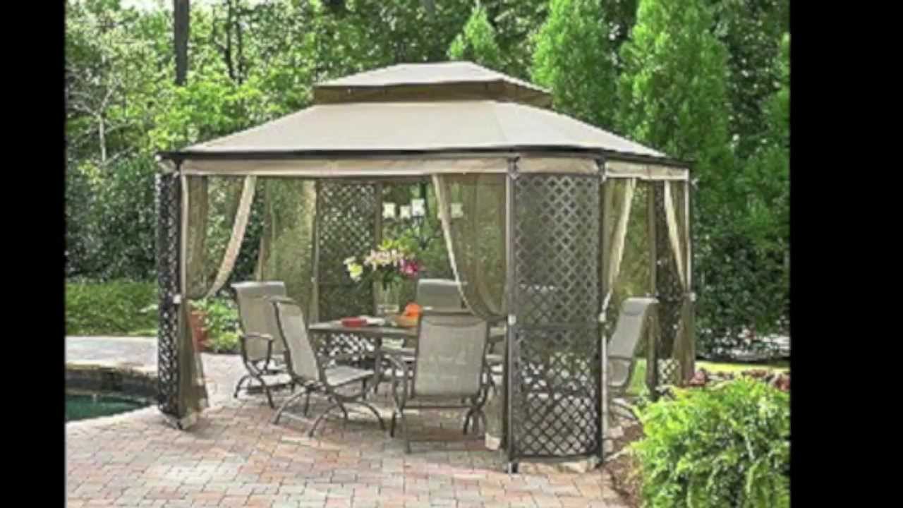 Jaclyn Smith Lattice Gazebo Replacement Canopy - YouTube