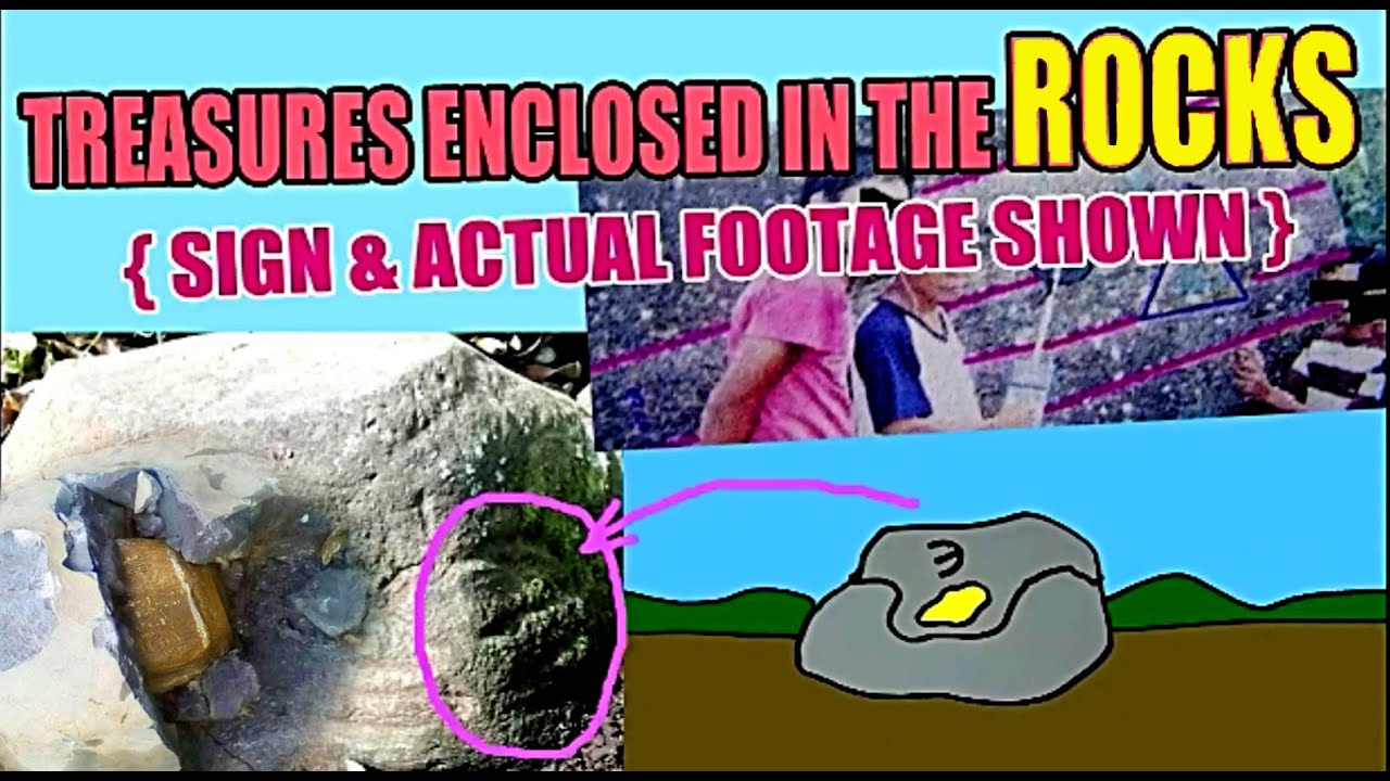 SIGNS OF TREASURES ENCLOSED IN THE ROCK. - YouTube