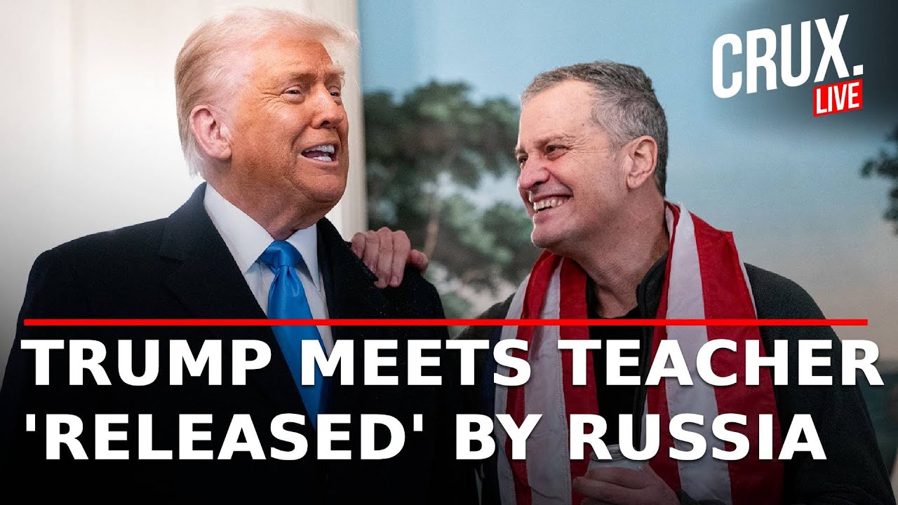 LIVE President Donald Trump Meets Marc Fogel After His Release From ...