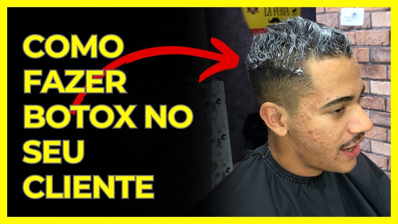 Como fazer BOTOX EM CABELO MASCULINO (Passo a Passo) - YouTube