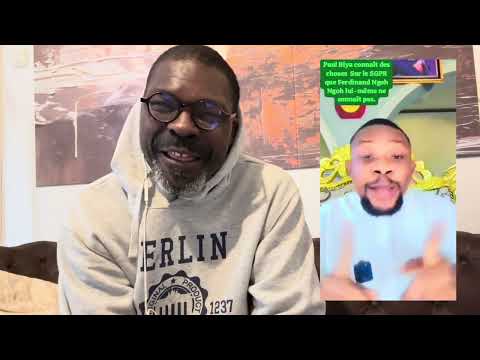 Paul biya met un coup de pression sur Ferdinand Ngoh Ngoh 